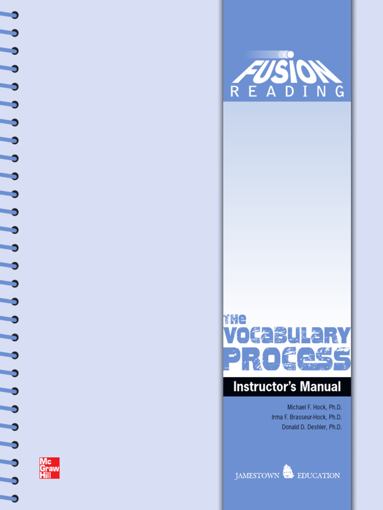 Vocabulary Process | PDF | Literacy