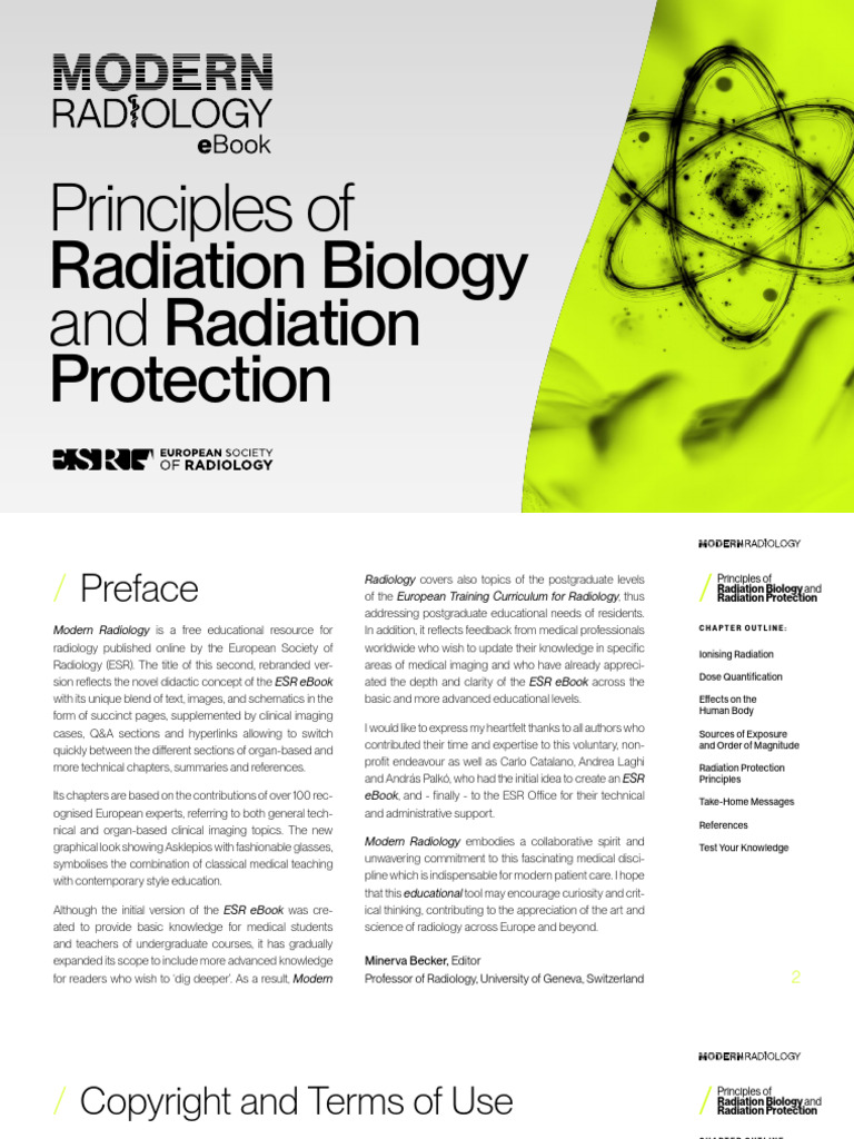 ESR Modern Ebook 1 - Principles of Radiation Biology | PDF | Ionizing ...