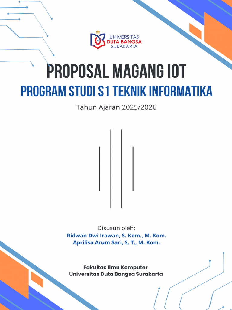 Magang IoT S1 Teknik Informatika UDB Surakarta | PDF