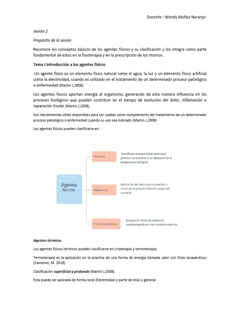 Agentes Físicos en Fisioterapia: Termoterapia | PDF | Conduccion ...
