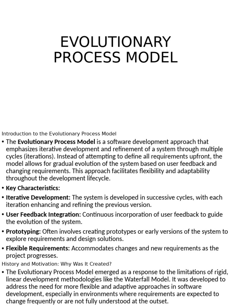 Evolutionary Process Model | PDF | Software Development Process ...