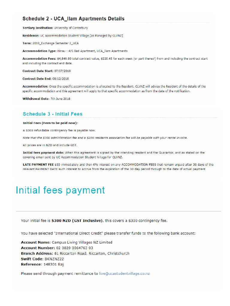 UC Accomodation Guidelines | PDF