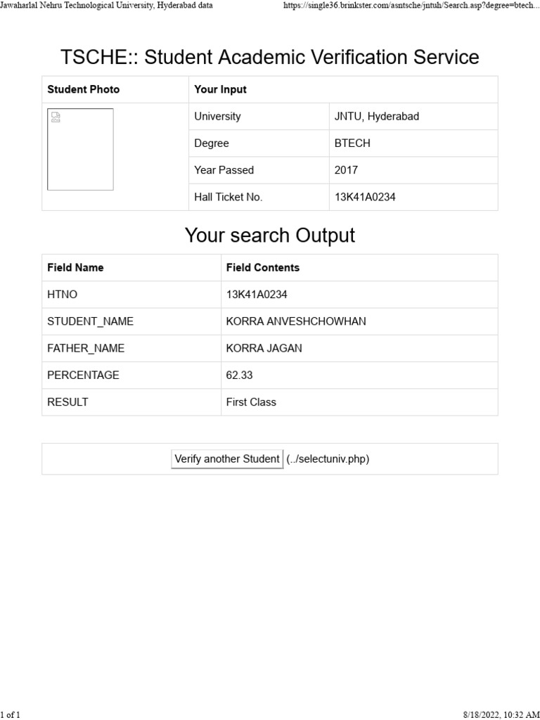 13K41A0234 Result | PDF