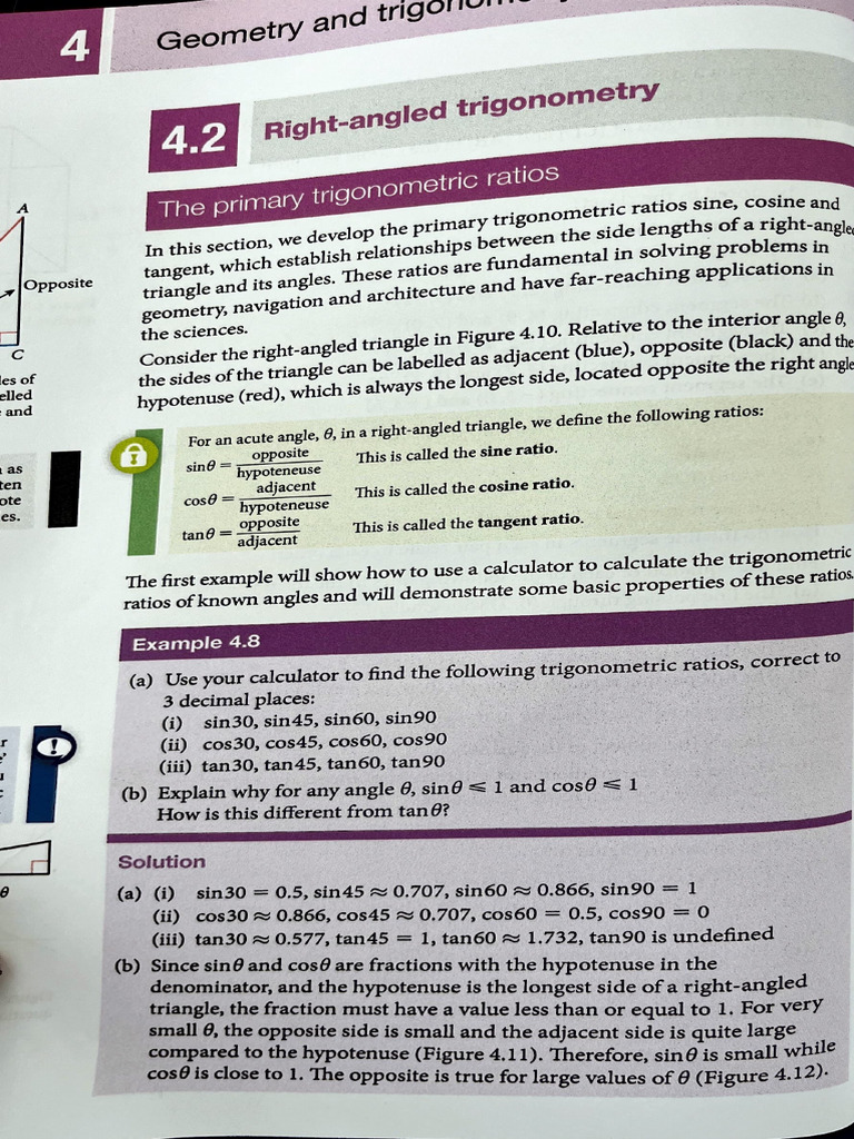 Trigonometric Ratios and Applications | PDF | Trigonometric Functions ...