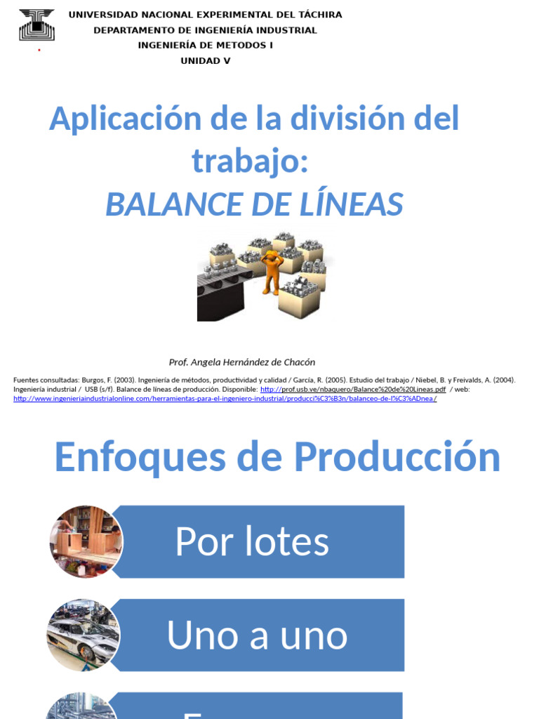 Clase Balance de Linea 1 | PDF