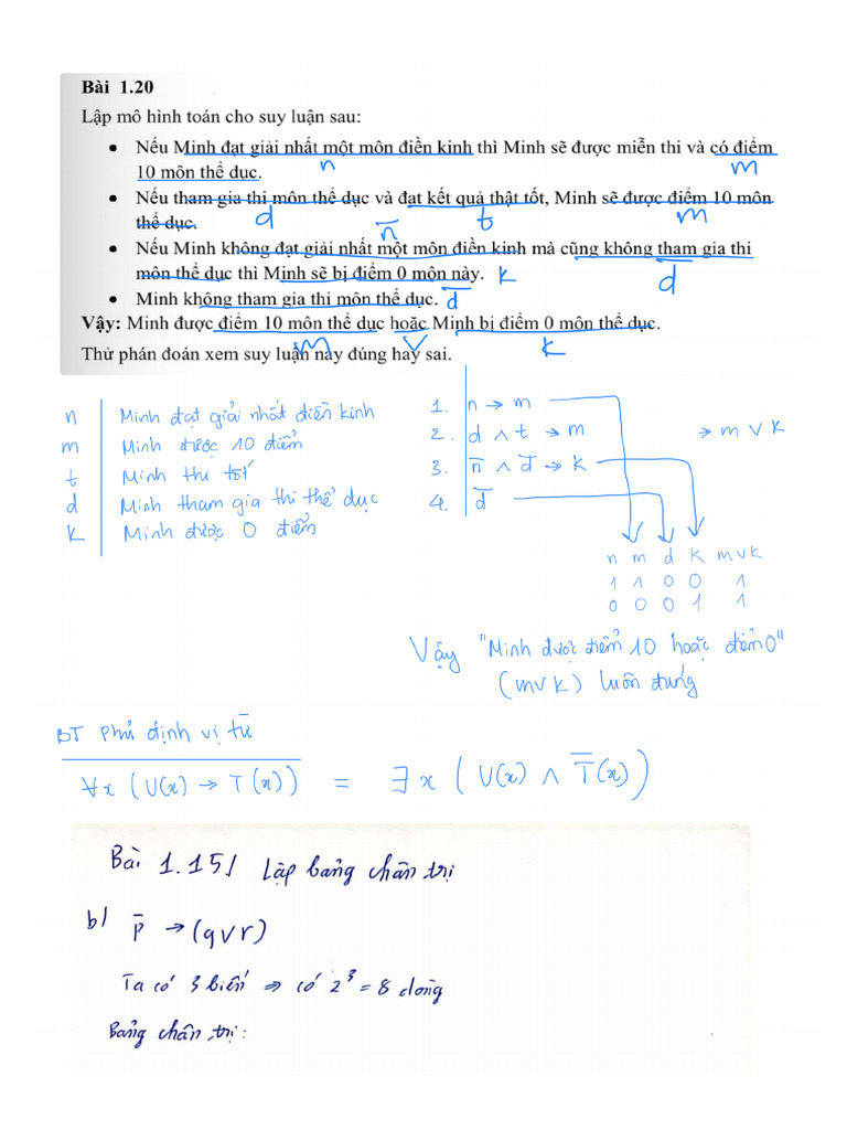 BT Logic Nhóm 3 | PDF