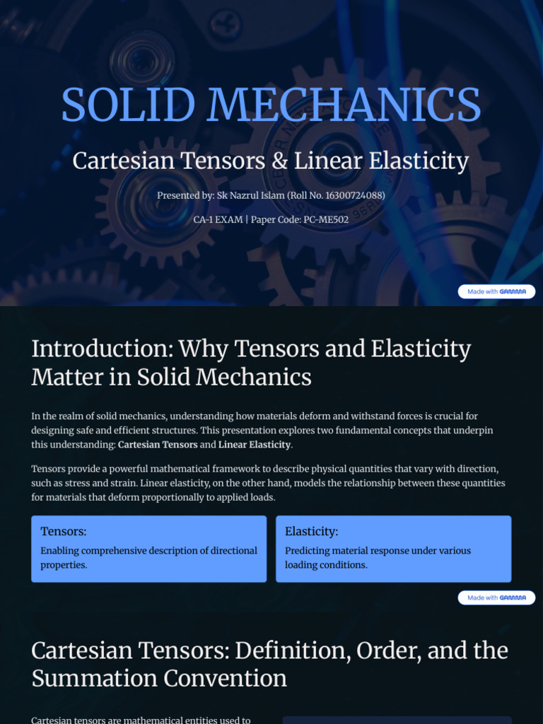 Solid Mechanics | PDF
