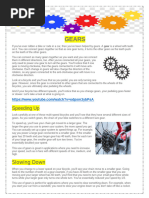 Simple Machines in Bicycles Explained | PDF