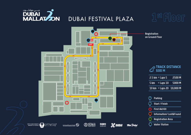 Dubai Mallathon Map - Dubai Festival Plaza | PDF