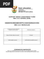 Grade 12 NSC June 2026 Registration Form | PDF | Attention Deficit ...