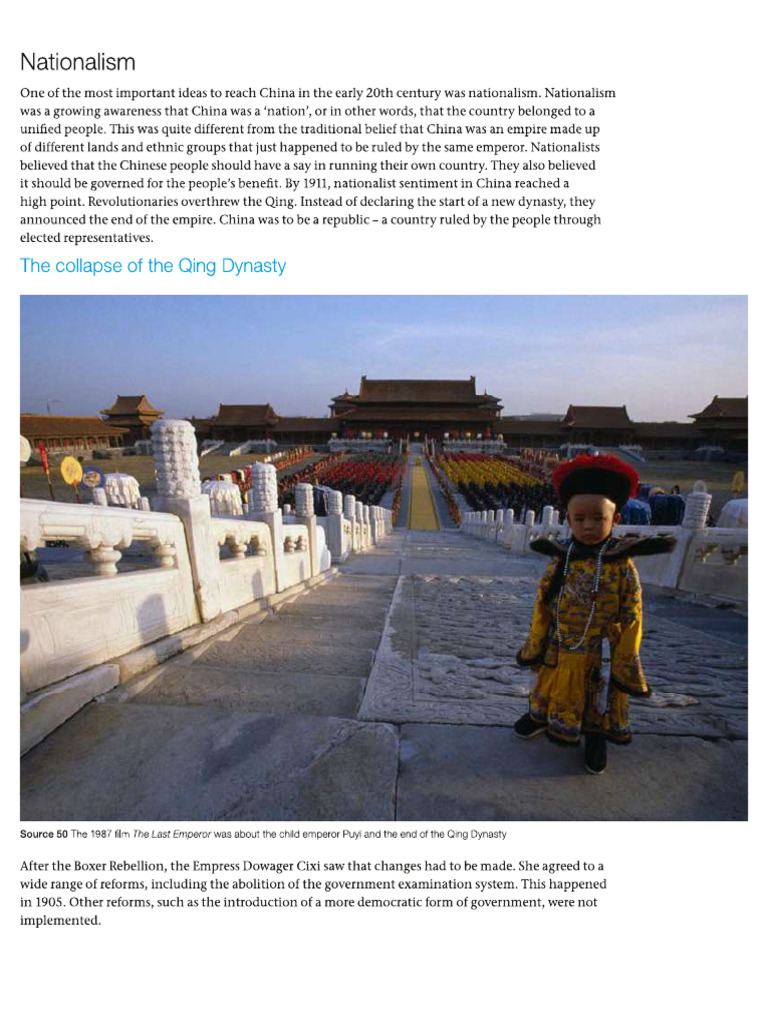 Fall of The Qing - Oxford Big Ideas | PDF