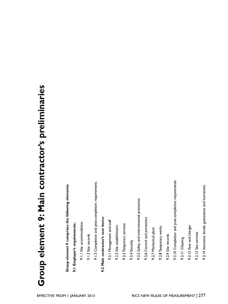 Nrm 1 Order of Cost Estimating and Cost Planning 2nd Edition Rics-compressed Copy | PDF ...
