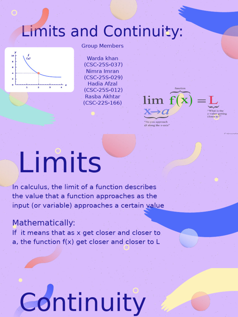 Understanding Limits and Continuity | PDF | Function (Mathematics ...