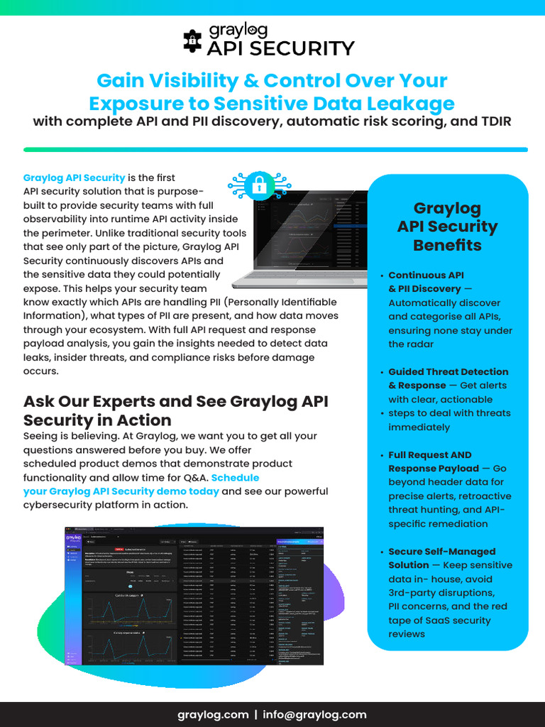Graylog API Security 3.7 Datasheet | PDF | Computing | Information Technology