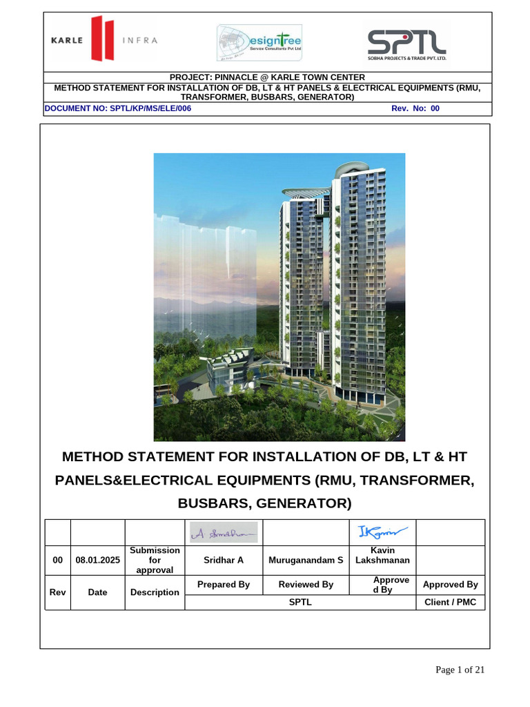 Installation Method for Electrical Panels | PDF | Transformer | Relay