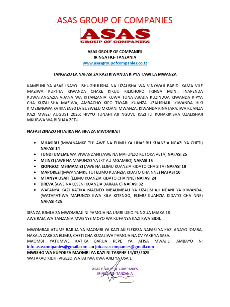 Asas Group of Companies | PDF