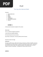 The Day The Internet Died - Full Length Play | PDF