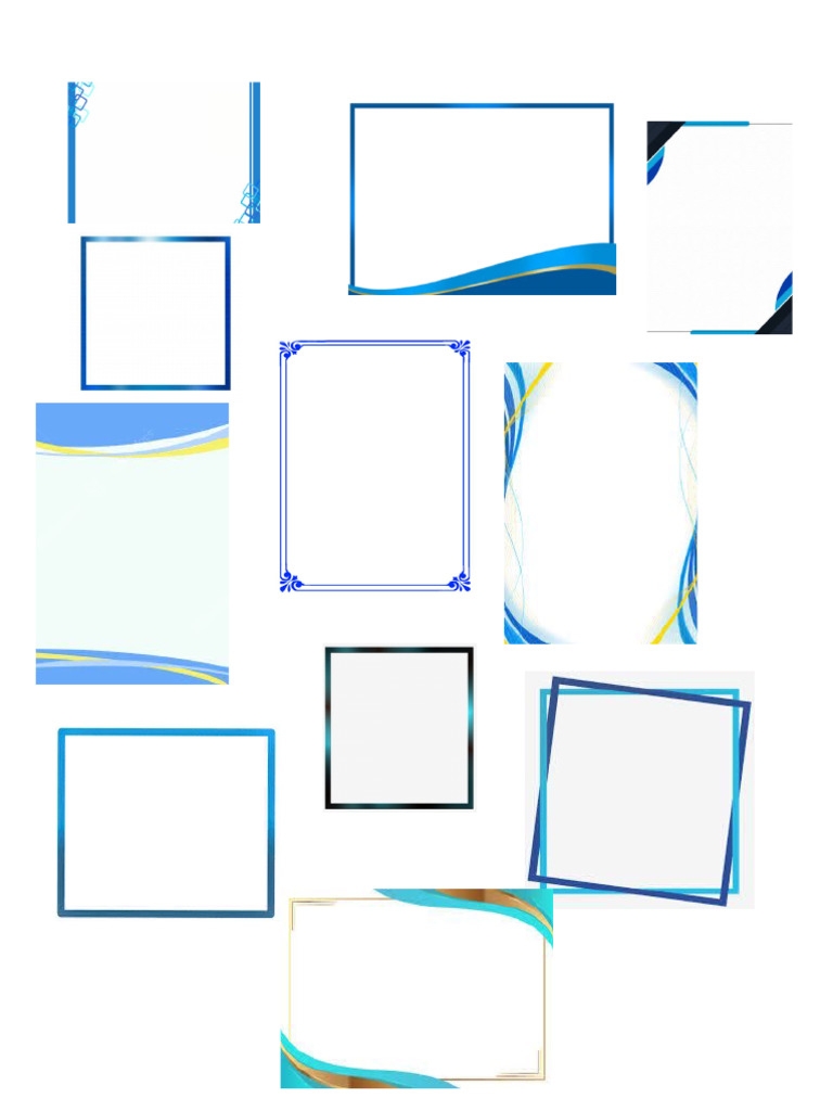 Blue Border 25 | PDF