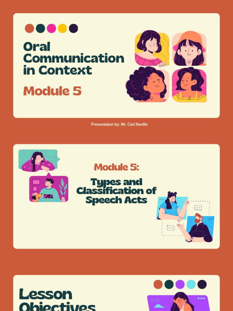 Module-5-Oral-Com 20250803 094029 0000 | PDF | Linguistics | Human ...