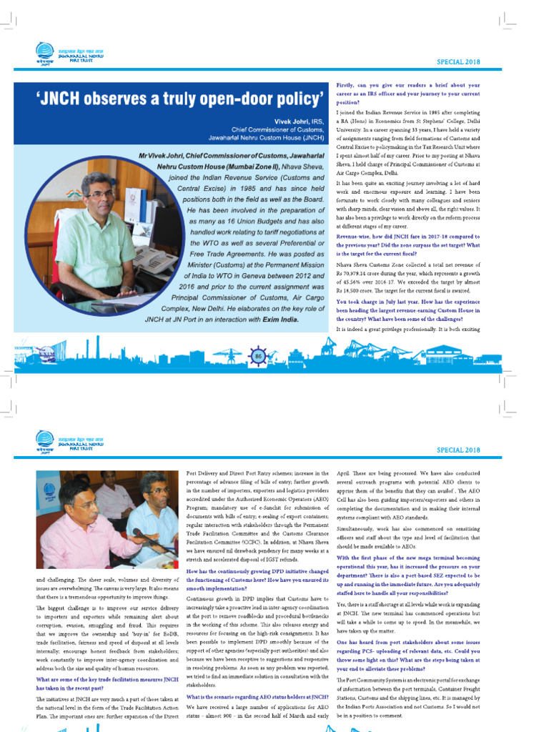 Vivek Johri JNCH | PDF