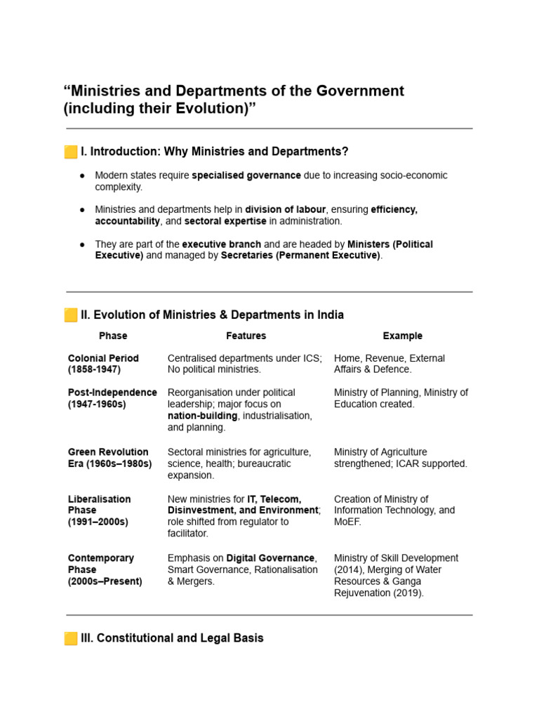 GS-2 Constitution and Governance Topics UPSC | PDF | Government