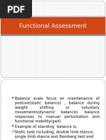 Balance - Functional - Grades Static Dynamic | PDF