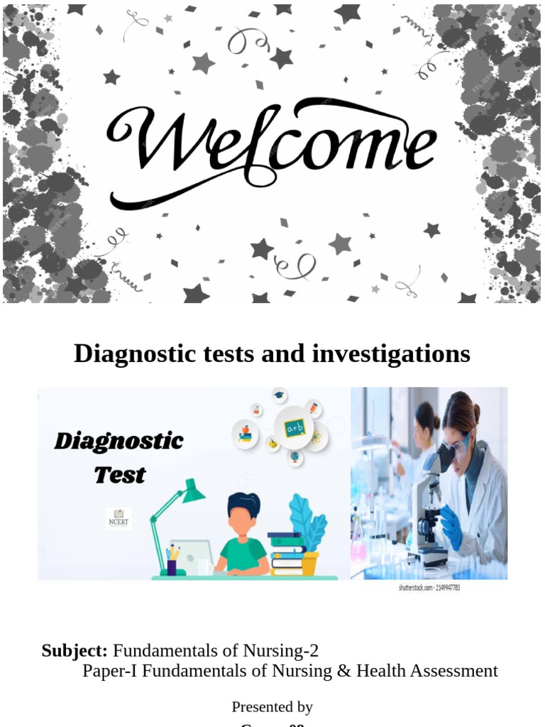 Diagnostic Tests vs Investigations | PDF | Medical Diagnosis | Health Care