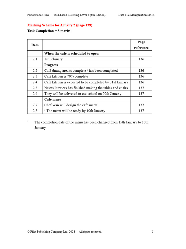 Task-Based Listening Level 3 Answers | PDF | Grammar | Syntax