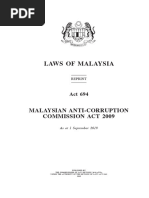 Corruption Offences Under MACC Act 2009 | PDF | Bribery | Corruption