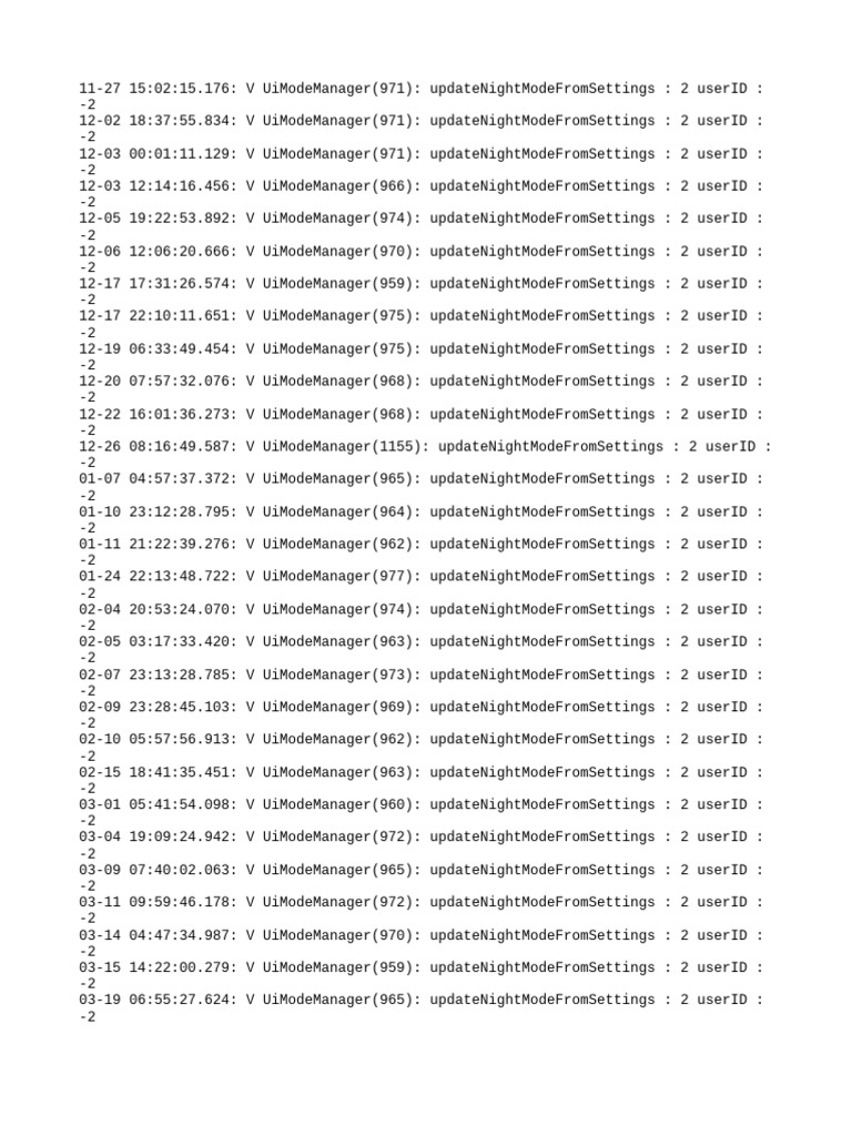 Dark Mode Log1 | PDF
