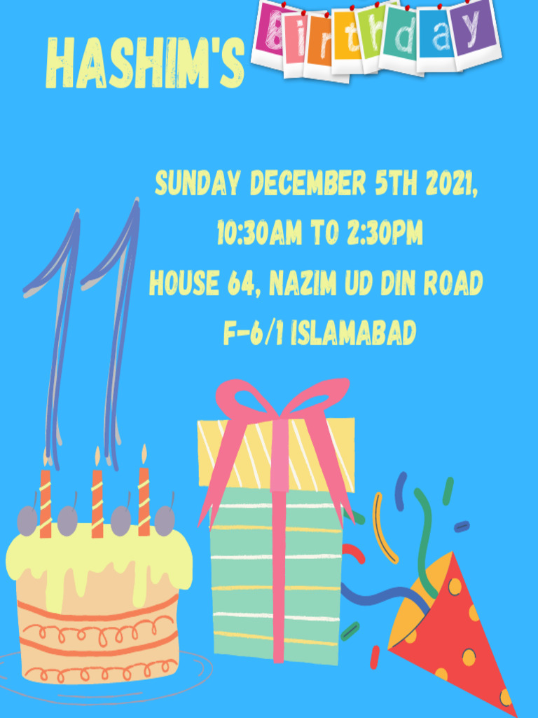 Hashim's Birthday | PDF