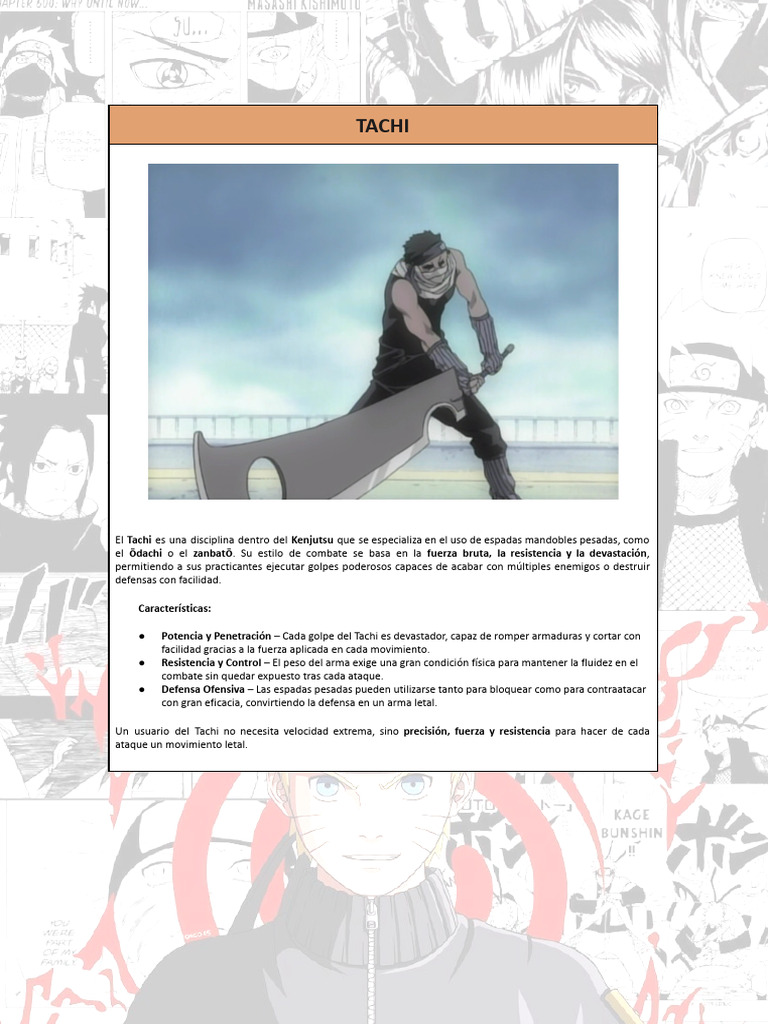 Introducción al Tachi en Kenjutsu | PDF