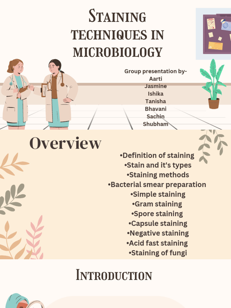 Staining Techniques in Microbiology 20250315 184801 0000 | PDF | Staining | Microscopy
