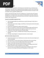 Clean As You Go Safety Talk PDF | PDF | Housekeeping | Hazards