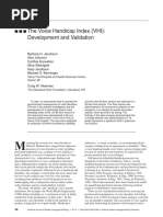 HHIA Assessment for Adults | PDF