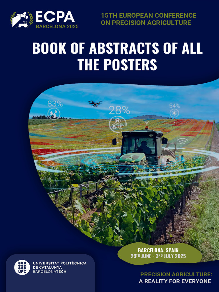 Book of Posters ECPA2025 Comp | PDF | Lidar | Unmanned Aerial Vehicle