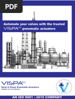 Sirca Pneumatic Actuator Specifications | PDF | Actuator | Valve