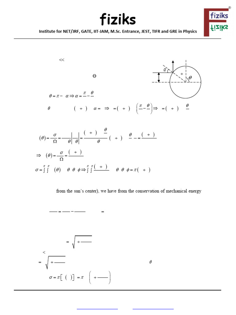 Assignment-11 Solution Scattering | PDF | Physical Phenomena | Theoretical Physics