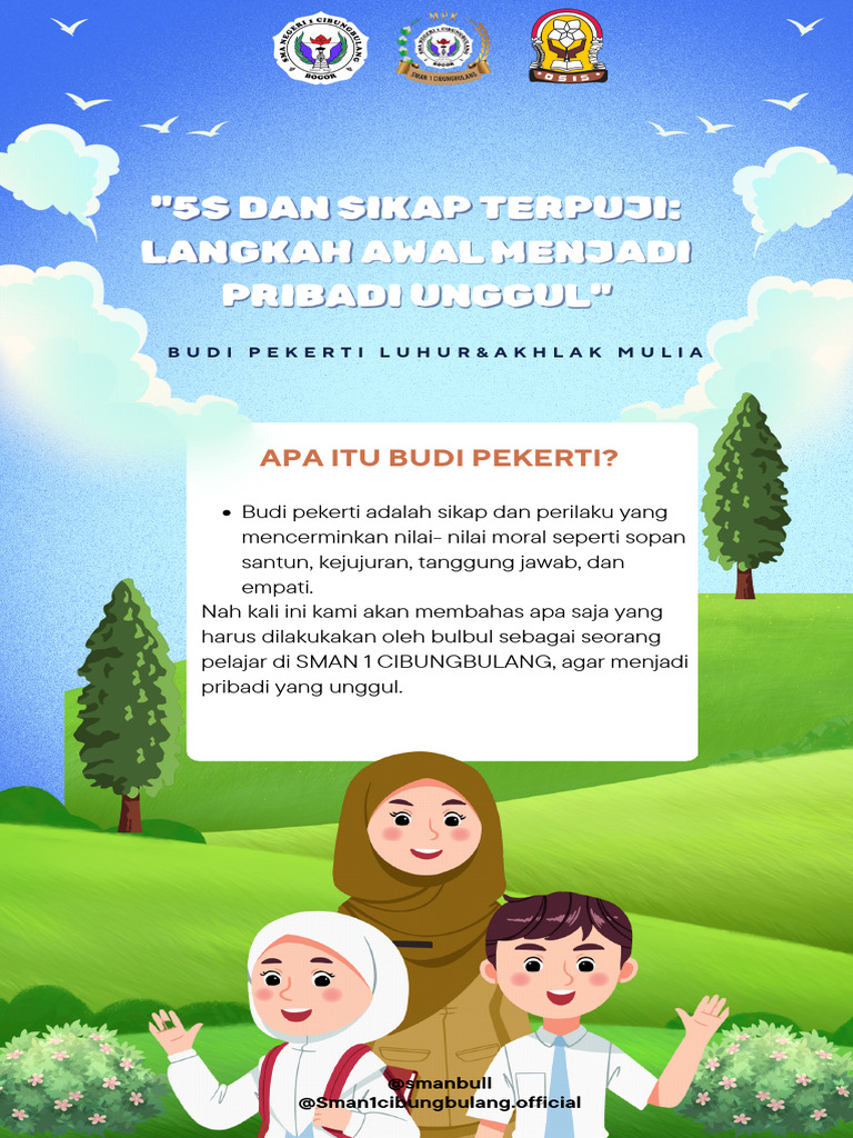 Toleransi Beragama Poster Pendidikan Biru Dan Hijau Ilustrasi (Kisah ...