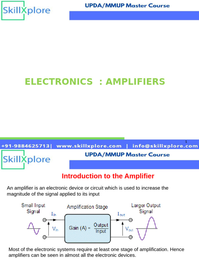 Types of Amplifiers Explained | PDF | Amplifier | Bipolar Junction ...