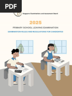 2025 Psle Examination Calendar (Tentative) VF | PDF