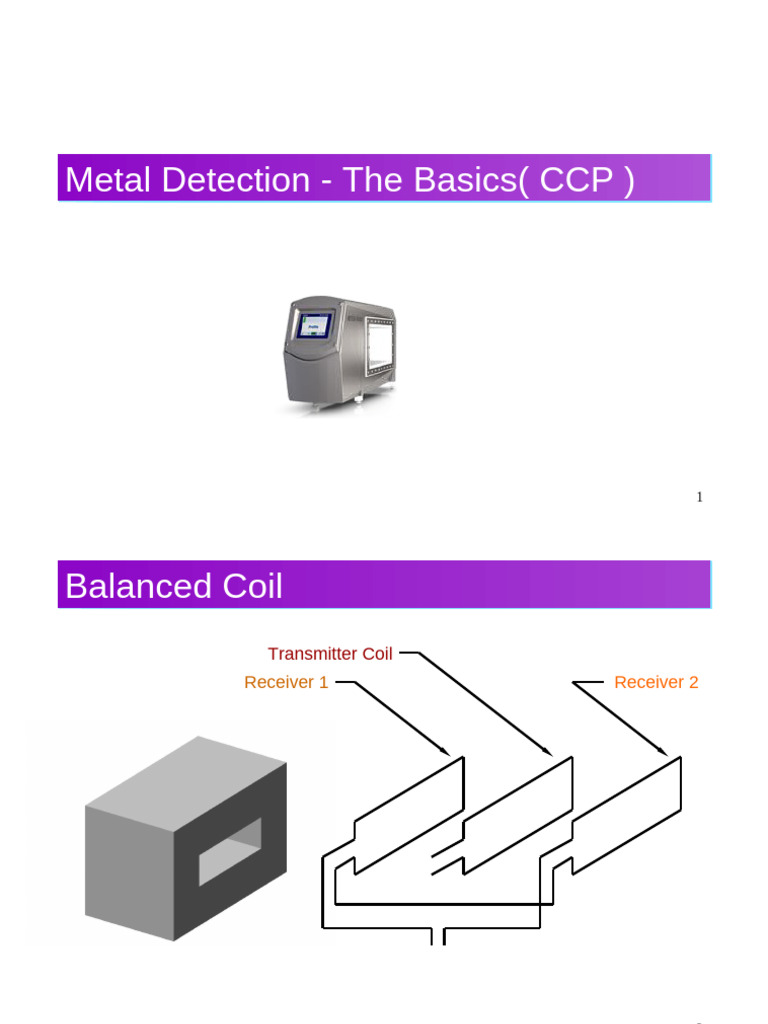 CCP Metal Detector Calibration Guide | PDF | Metal Detector | Inductor