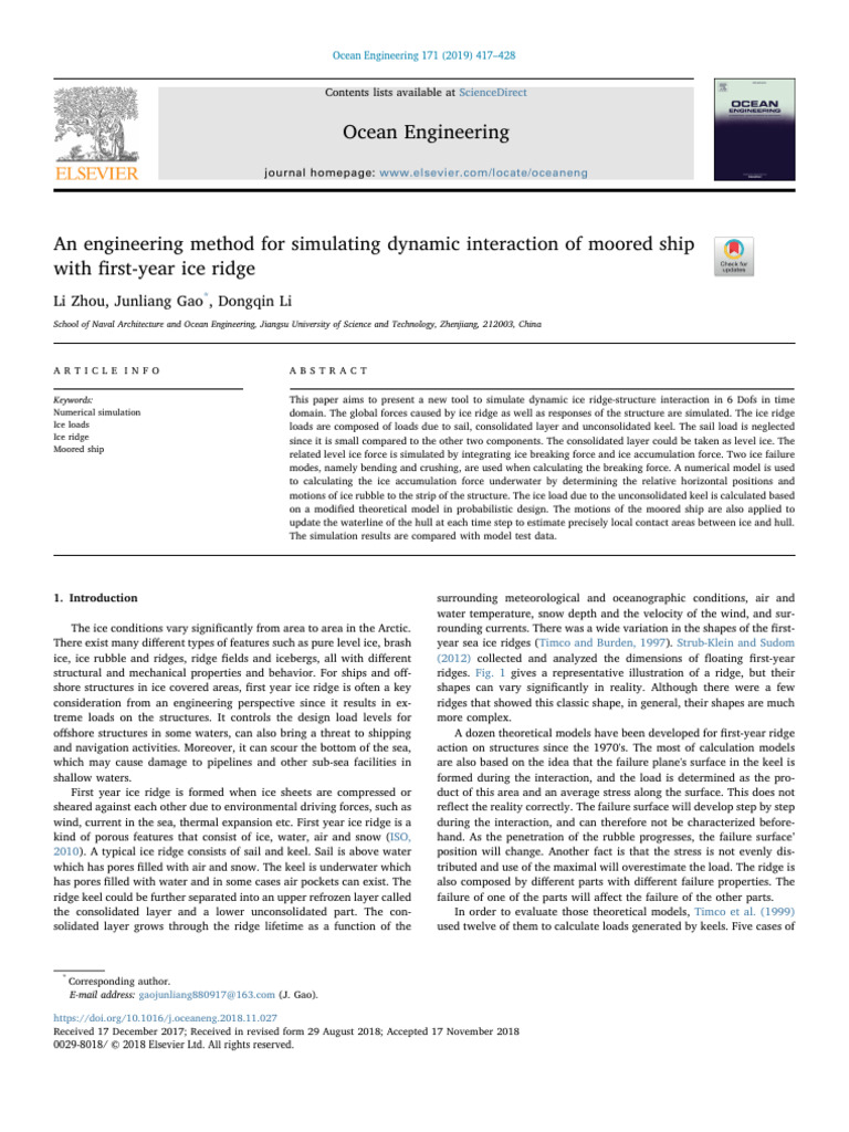 5 An Engineering Method For Simulating Dynamic Interaction of Moored ...