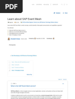 Event Mesh | PDF | Computing | Information Technology