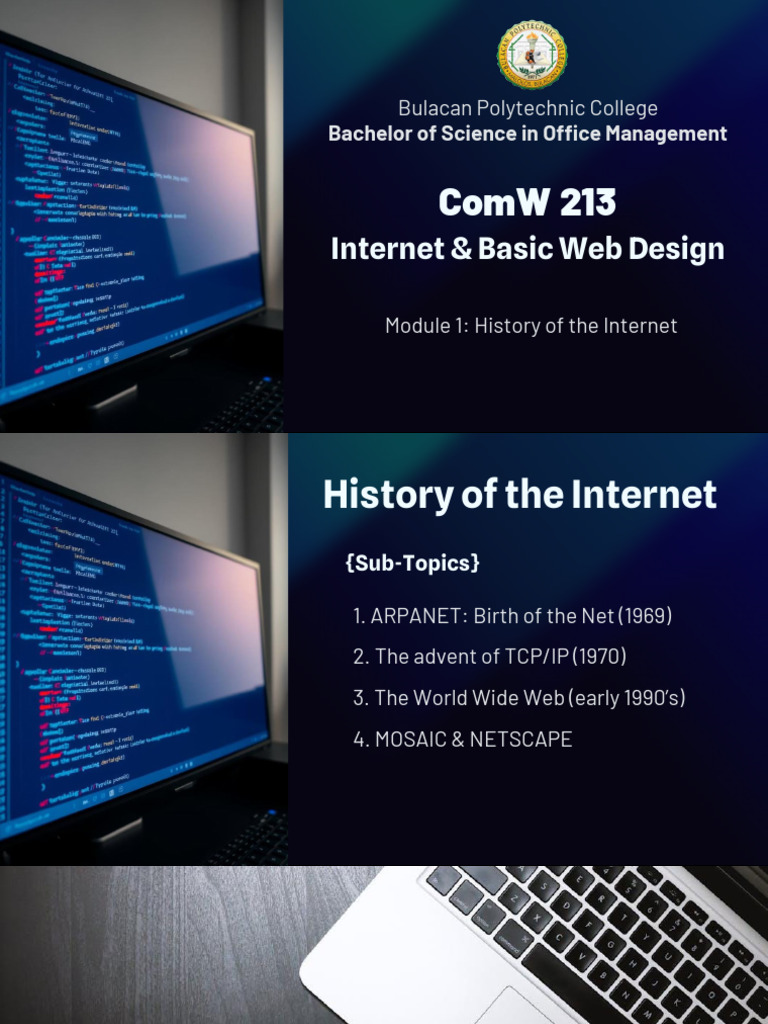 ComW213 LESSON 1 History of Internet | PDF | World Wide Web | Internet ...