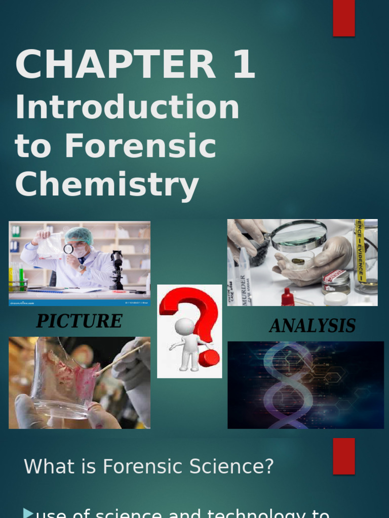 Forensic Chemistry Overview and Applications | PDF | Forensic Science ...