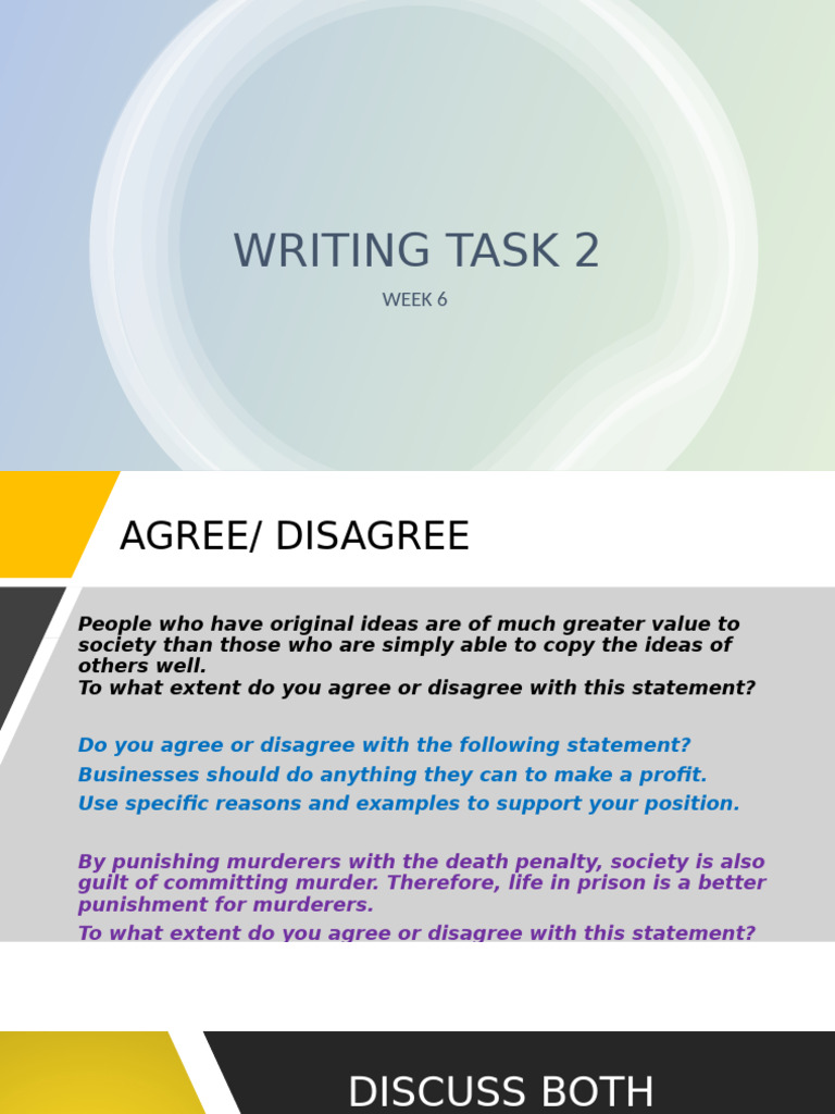 Agree/Disagree Essay Topics Guide | PDF | Video Games | Sedentary Lifestyle