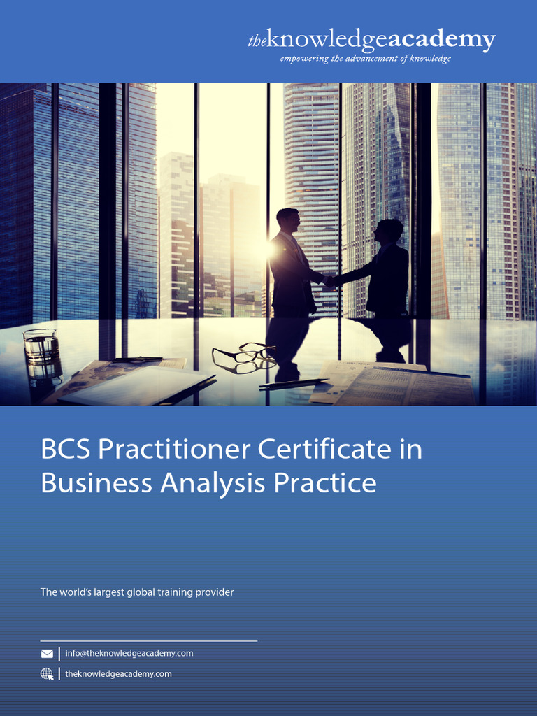 BCS BAP - Delegate Pack_Course Material | PDF | Business Analysis | Swot Analysis