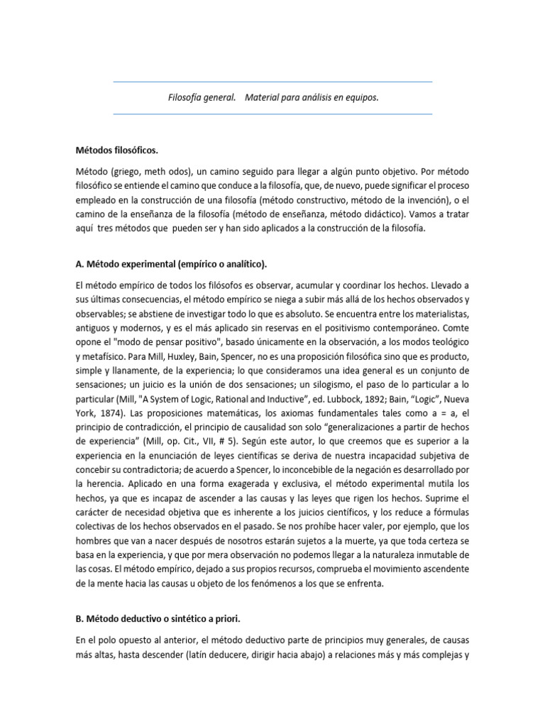 Actividad Segundo Periodo - Formativa - Filo B | PDF | Empirismo | Metafísica