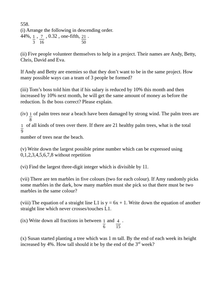 Math Problems and Solutions Guide | PDF